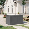Suncast 200-Gallon Outdoor Deck Storage Box, Exterior Plastic Container ...