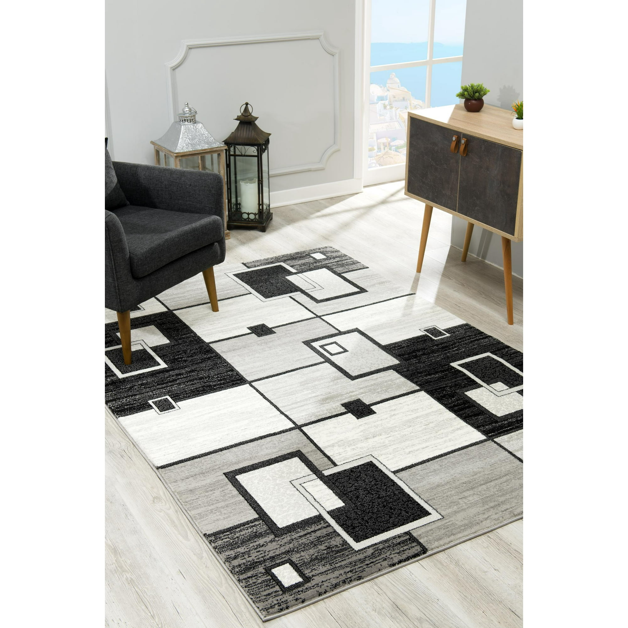 Click here for Rug Branch Montage Collection Modern Geometric Run... prices