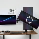 "VIVO Dual Monitor Wall Mount, Steel Telescoping Flush Mount for 27 ...