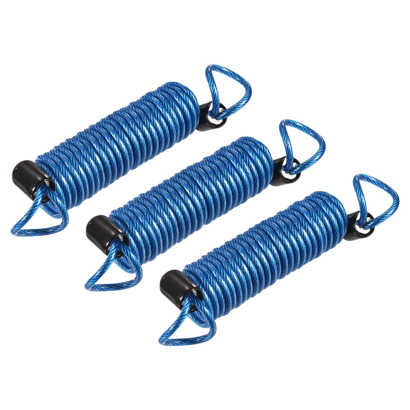 Uxcell Security Steel Cable 2.5mm x 1.5m/4.92ft Coated Spring Luggage ...