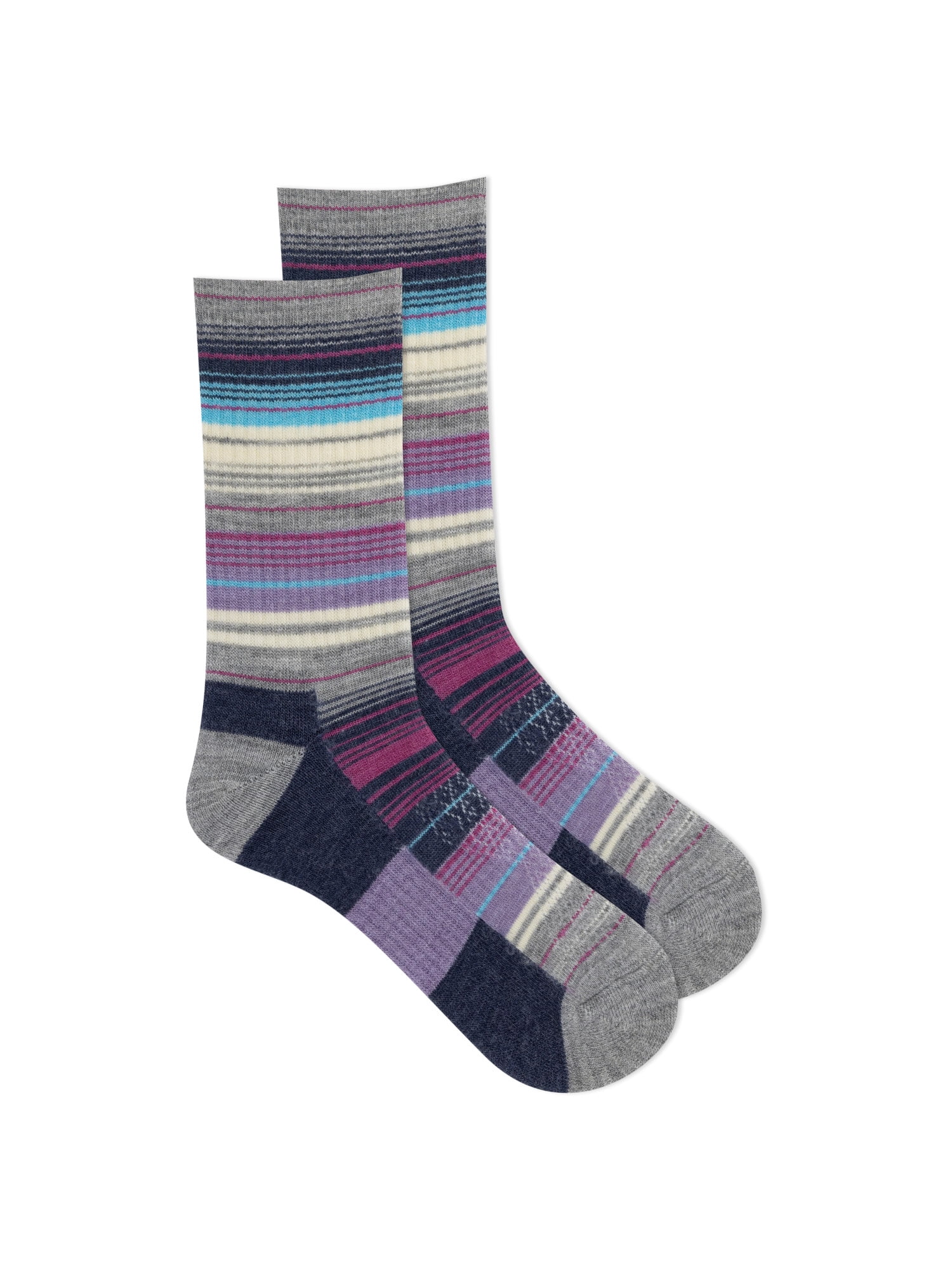 Ozark Trail Women's Merino Wool Blend Crew Socks, 1 Pack - Walmart.com