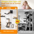 5-in-1 Cat Wall Shelves For Indoor Cats Mounted Furniture With Bed Cave ...