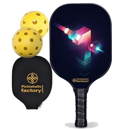Pickleball Factory PB00018-10-G One Composite Pickleball Paddles ...