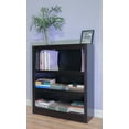 Concepts in Wood 3 Shelf Wood Bookcase, 36 inch Tall - Espresso Finish ...