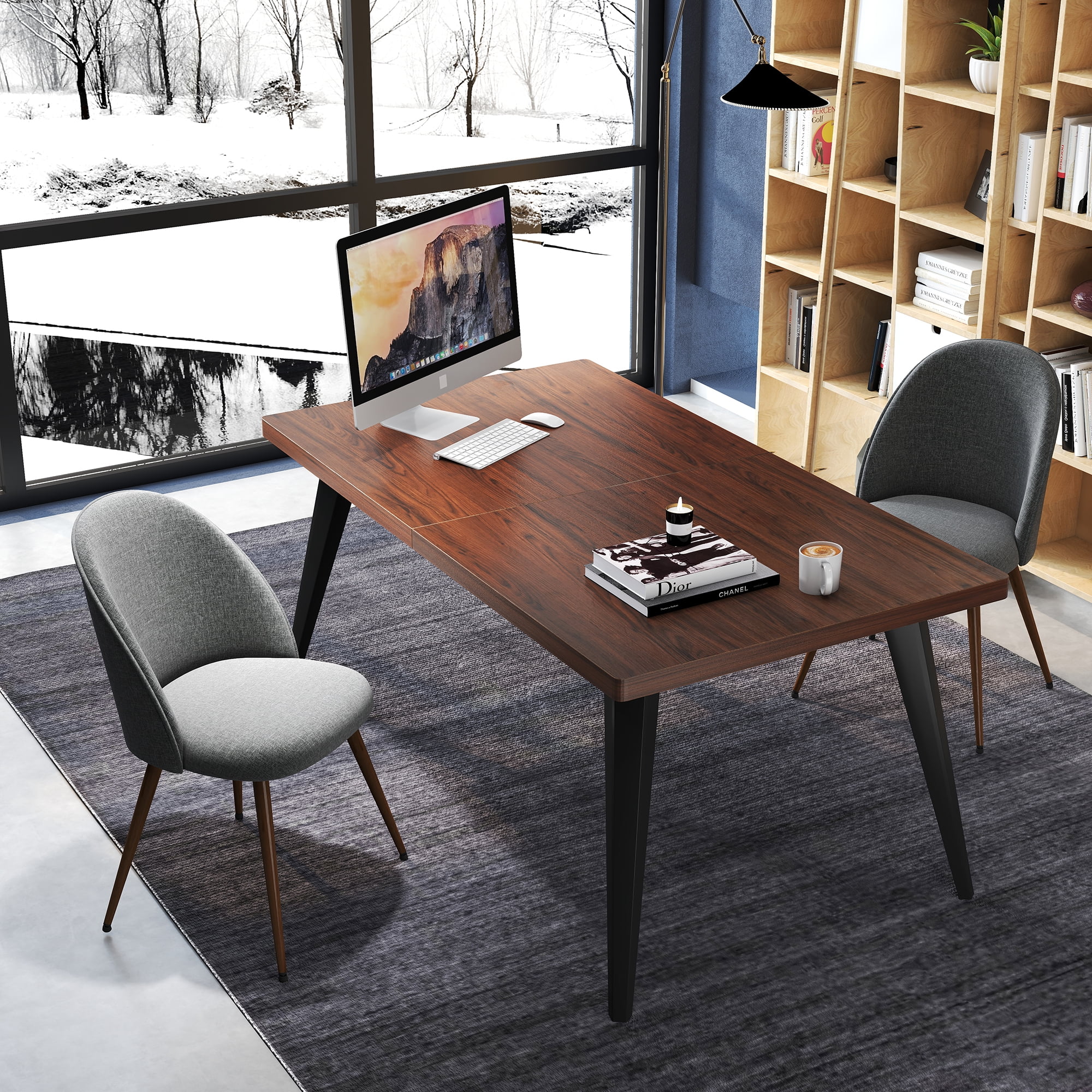 Click here for Homy Casa Set Of 2 Office Chairs With Upholstered... prices