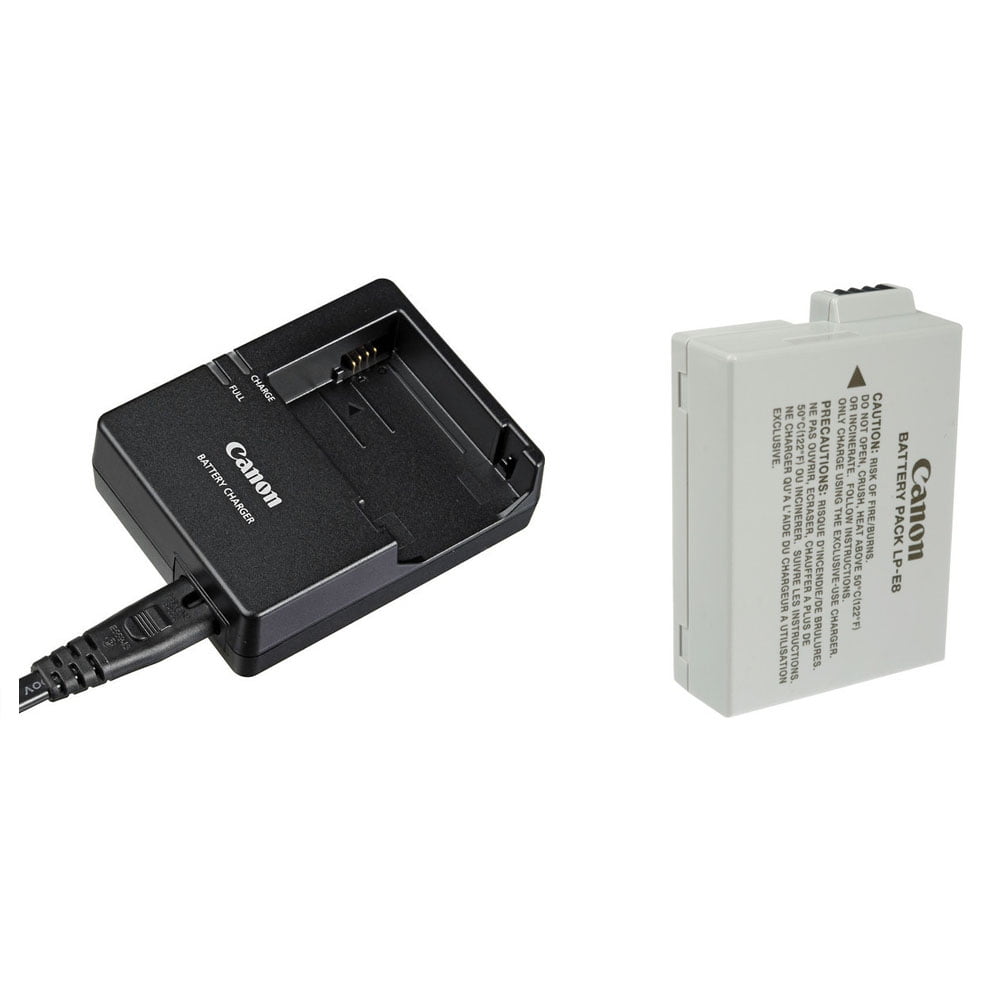 Canon LP-E8 Rechargeable Lithium-Ion Battery AND Canon LC-E8E Charger ...