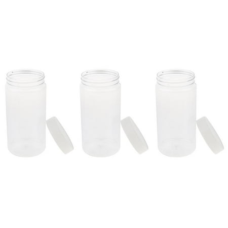 3Pack 500ml Specimen Container Sample Bottle Jar Pot for Medicine ...