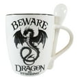 Ebros Altar Drake Beware Dragon Is Stirring Cocoa Tea Coffee Cup Mug ...