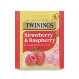 Twinings Strawberry & Raspberry 20 Single Tea Bags 40g (pack of 4 ...