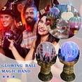 Resin Witch Hand Magic Balls Glowing Witch Crystal Ball Kids Gift ...