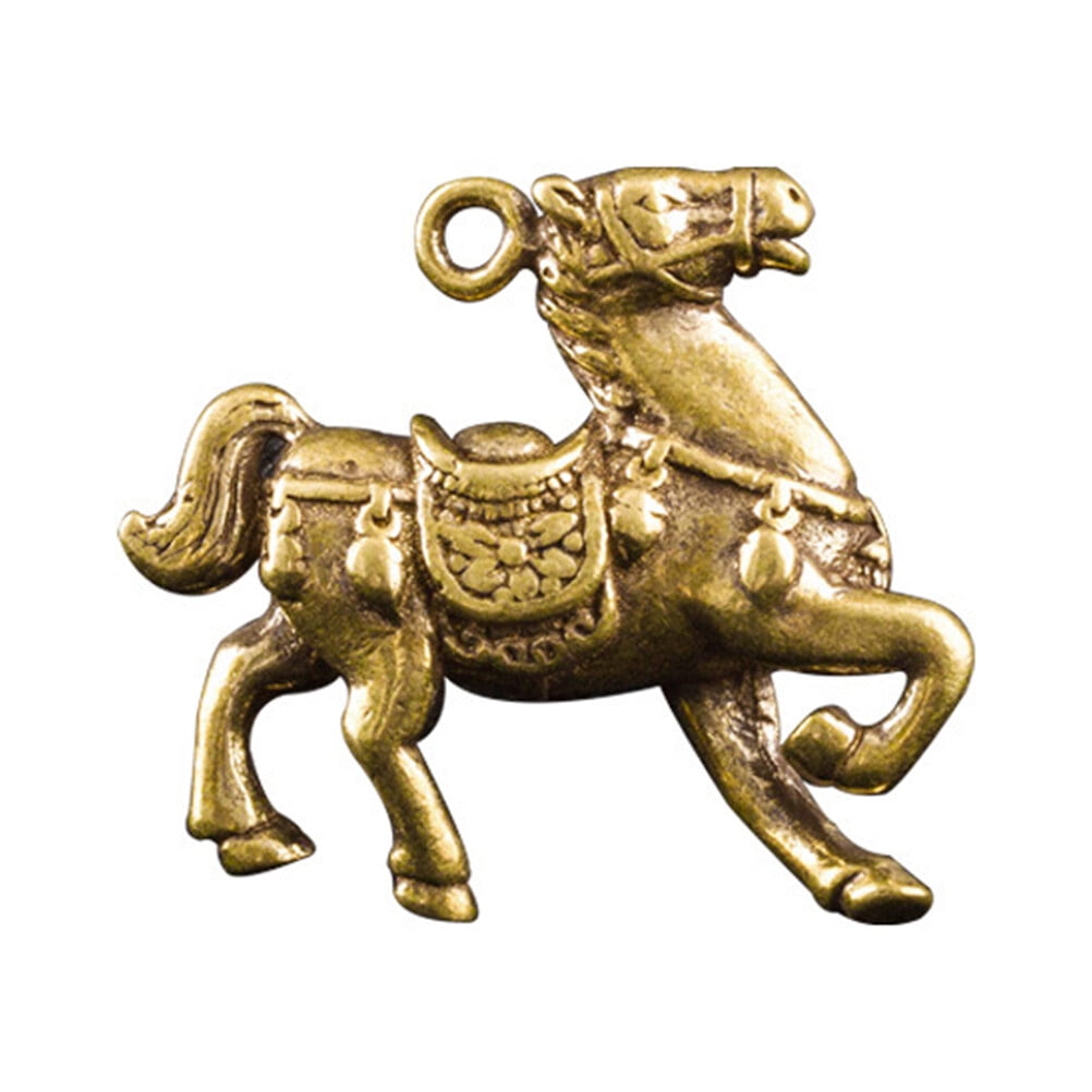 Click here for Miangastore Horse Shaped Keychain Pendant Brass 1s... prices