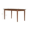 Comfort Pointe Bonito 59-inch Rectangular Walnut Wood Finish Leg Dining ...