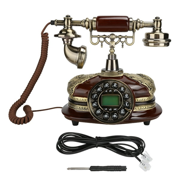 8611 Home Desktop FSK/DTMF Dual System Retro Telephone with Incoming ...