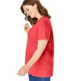 Woman Within Plus Size Perfect V Neck Tee T Shirt