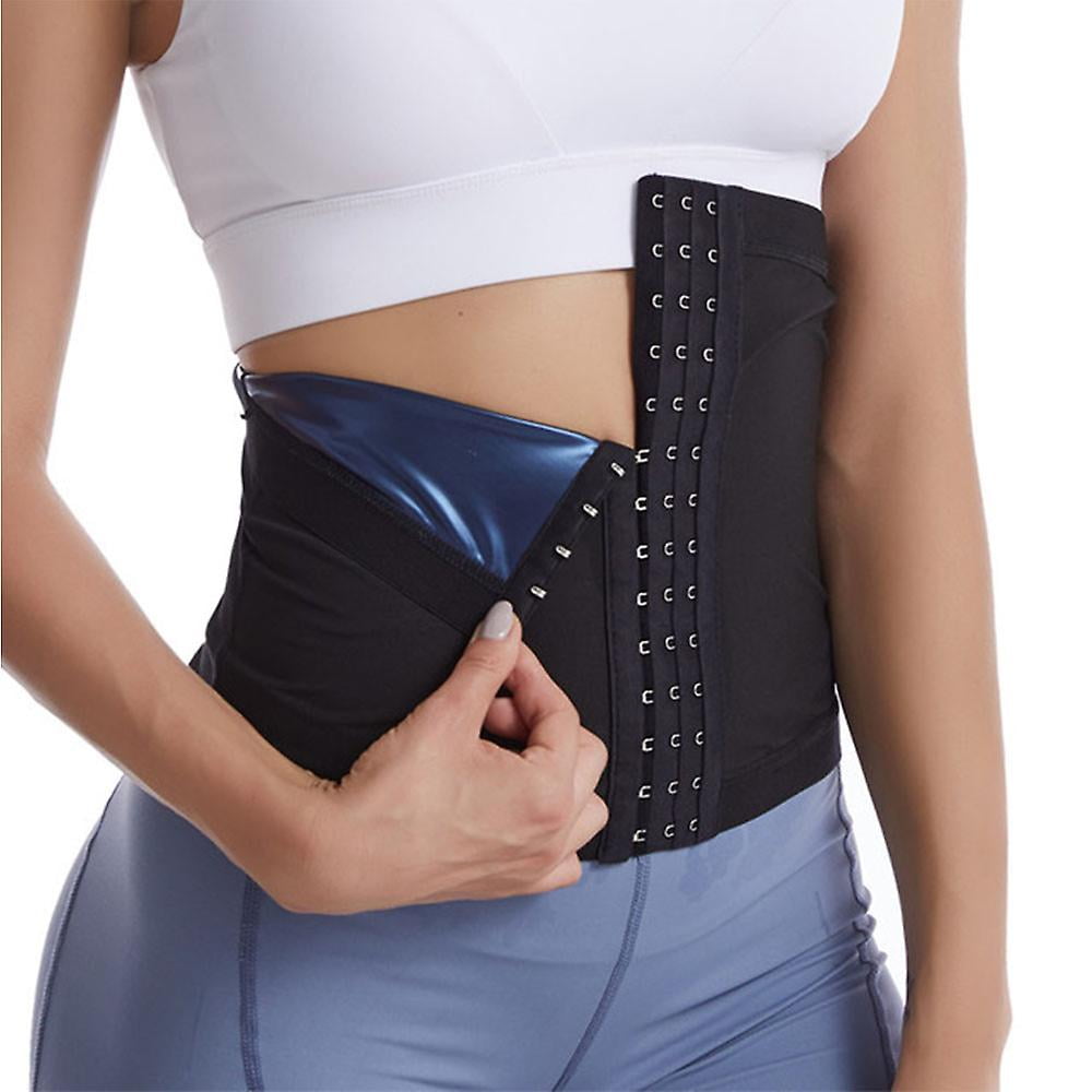 Women's Three Breasted Waist Trainer Sauna Body Shaper Fitness Sweat ...