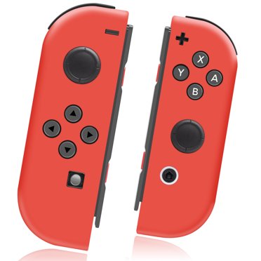 QQV Wireless Nintendo Joy-Con Controller for Switch/Switch OLED, One-Piece Joypad with Turbo ...