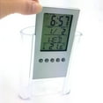 ZAROYEAX Multi-Functions Desk Pen Holder LCD Display Alarm Clock ... ZAROYEAX Multi-Functions Desk Pen Holder LCD Display Alarm Clock ...