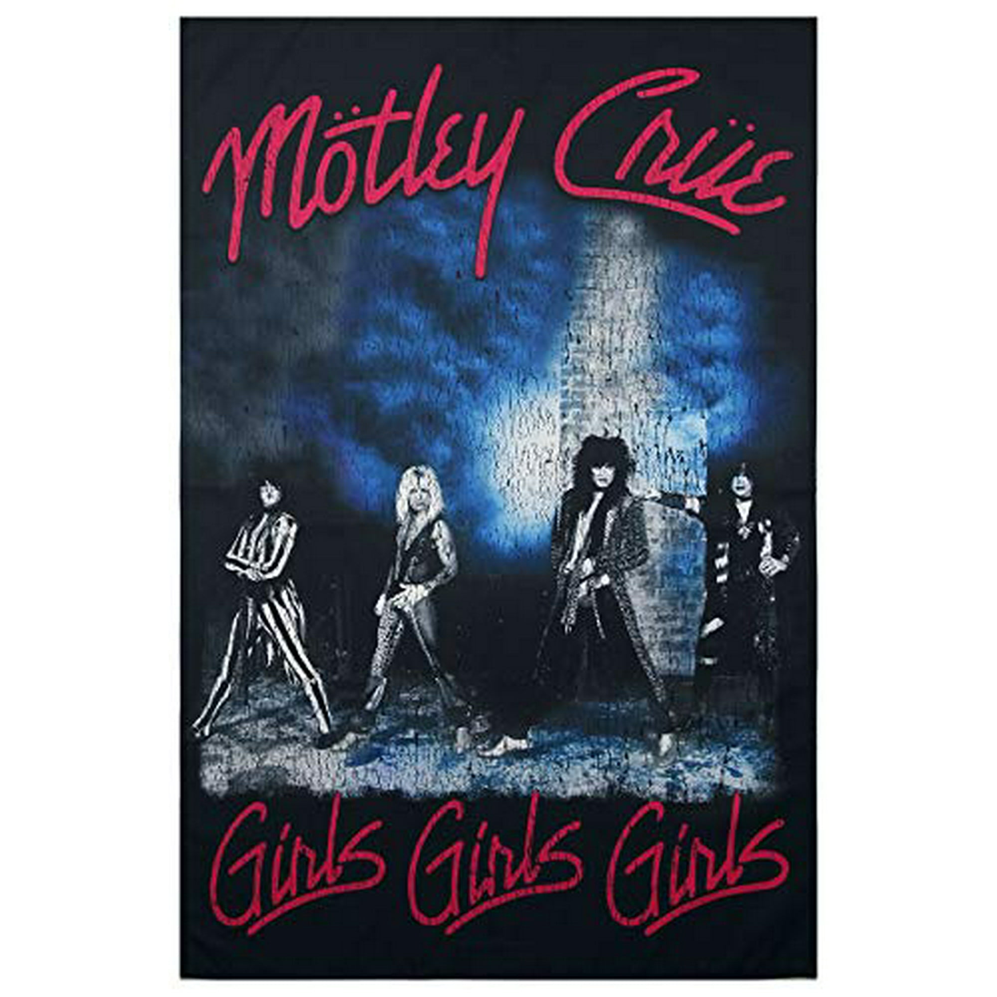 Click here for Motley Crue Fabric Poster Flag - Girls Girls Girls prices