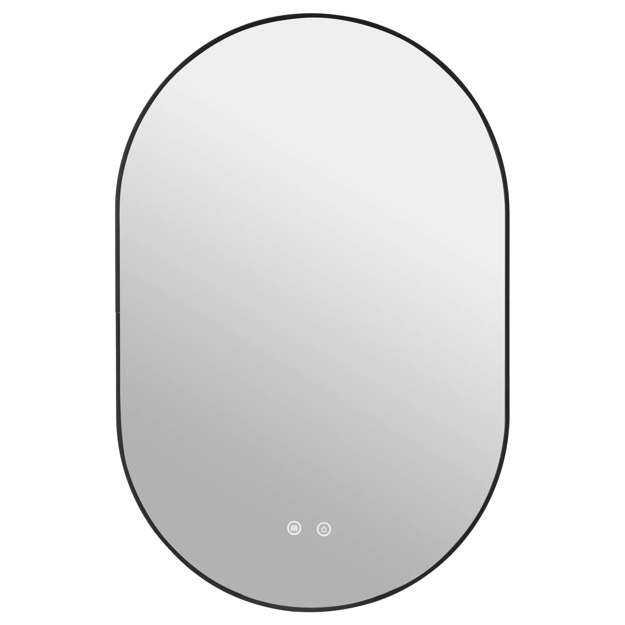 Click here for Bouclair Black Oval Led Light Up Mirror 20 X 30 In... prices