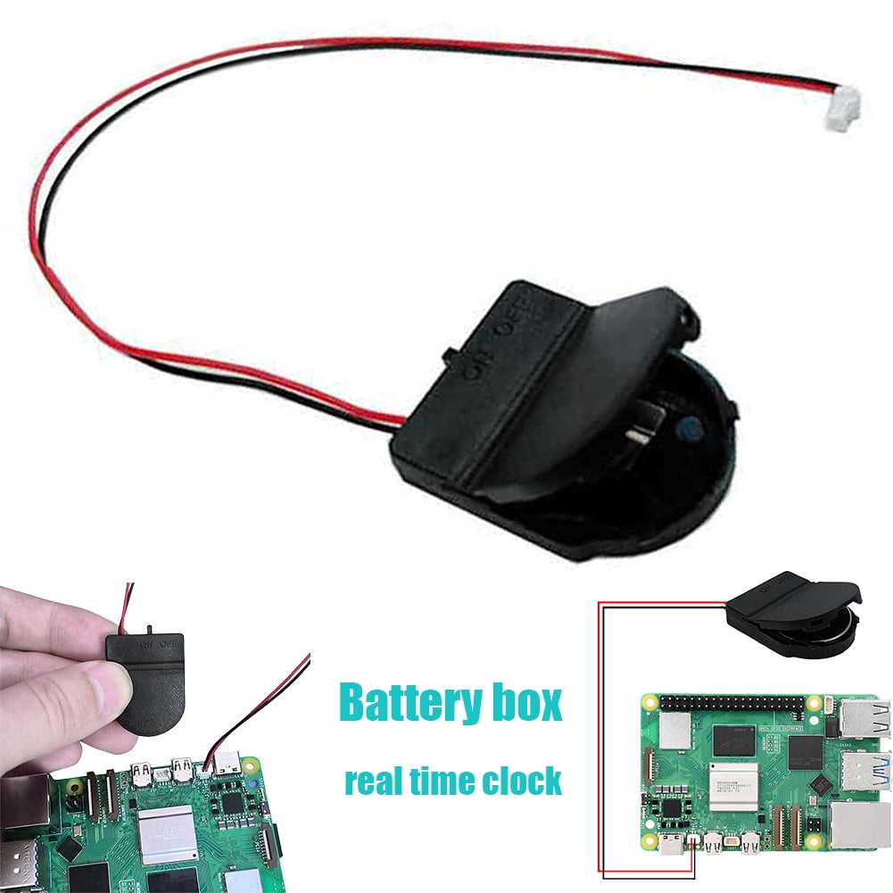 Soporte Batería RTC Kit para Una Caja Raspberry Pi 5 Con Batería/sin ...
