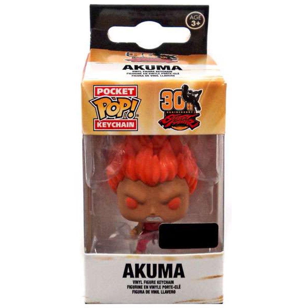 Funko Street Fighter Pocket POP! Video Games Akuma Keychain [Red ...
