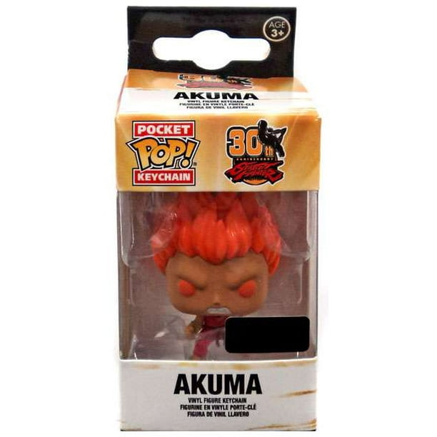 Funko Street Fighter Pocket POP! Video Games Akuma Keychain [Red ...