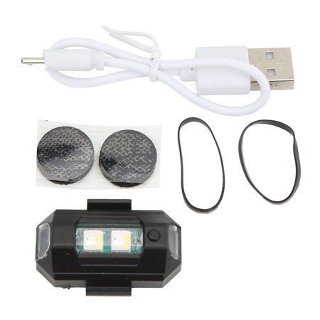 Motorcycle Emergency Light, Transparent Shell Pair 3 Lighting Color FAA ...