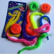 30 Pcs Magic Twisty Worm Wiggly Twisty Fuzzy Worms on a String Magic ...