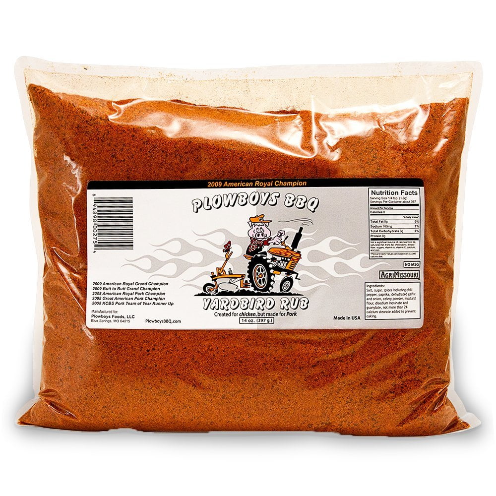 Plowboys BBQ Yardbird Dry Rub Seasoning 5 LBS Bag - Barbecue Grill and ...