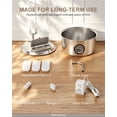 FWMB Cat Water Fountain: Stainless Steel, 3.2L/108 oz, Removable Bowl ...