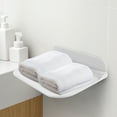 1pc Sturdy Home Wall-mounted Rack Folding Storage Board Hanging Storage ...