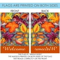 Toland Home Garden Autumn Welcome Leaves Fall Flag Double Sided 12x18 ...