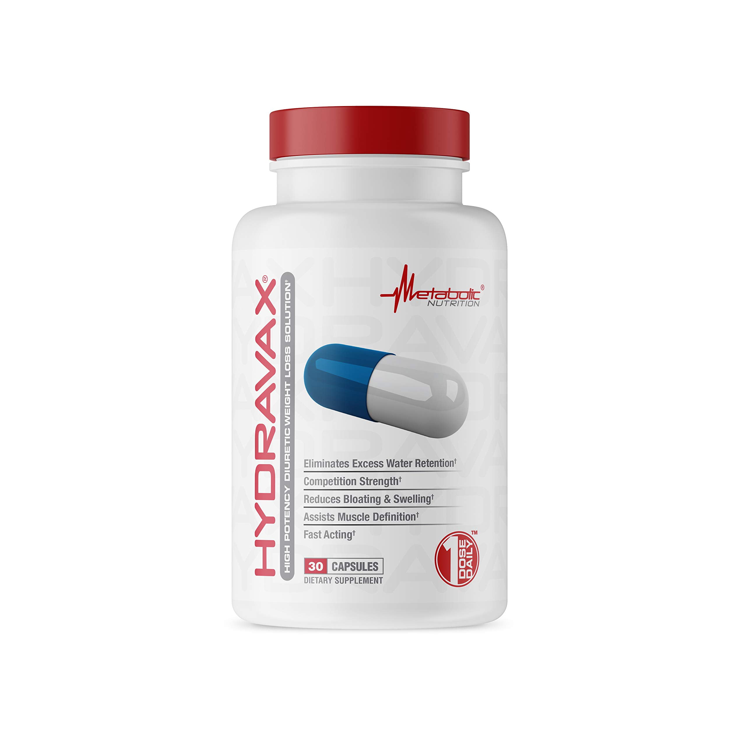 Píldoras de agua Metabolic Nutrition Hydravax 30 cápsulas | Bodega ...