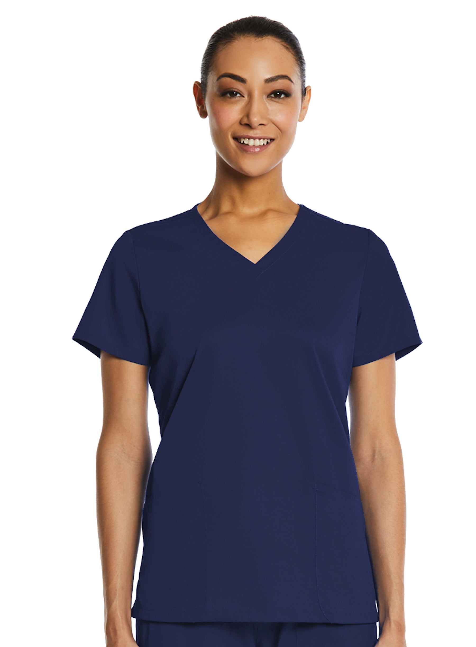 ELEMENTS BY ALEXANDERS UNIFORMS Women's EL9105 2-Pocket V-Neck Four Way ...