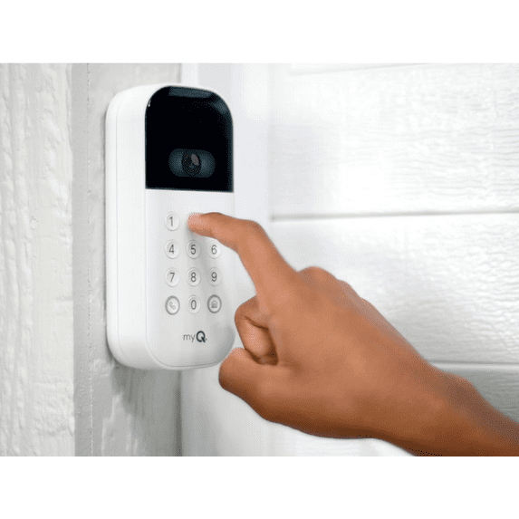 Open Box myQ Smart Garage Video Keypad with Camera, Smartphone Control ...
