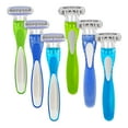 Equate 4-Blade Disposable Razors for Women, 3 Count - Walmart.com