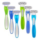 Equate 4-Blade Disposable Razors for Women, 3 Count - Walmart.com