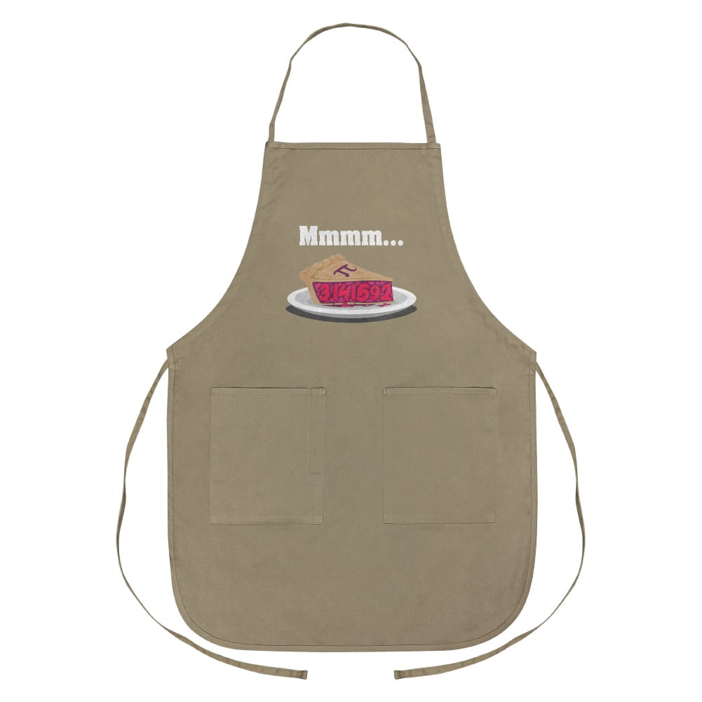 Mmm Pi Pie Math Funny Apron with Pockets - Walmart.com