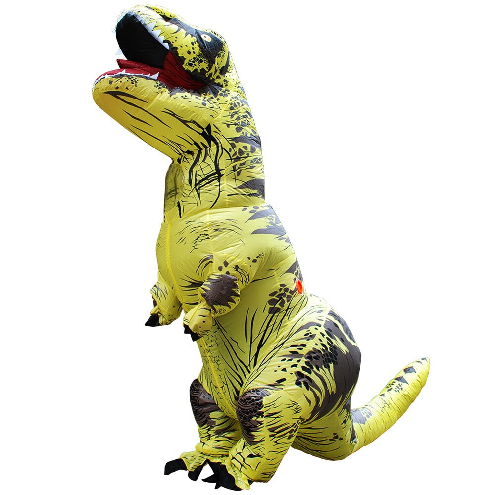 Disfraz inflable de dinosaurio t-rex para adultos y niños, traje de ...
