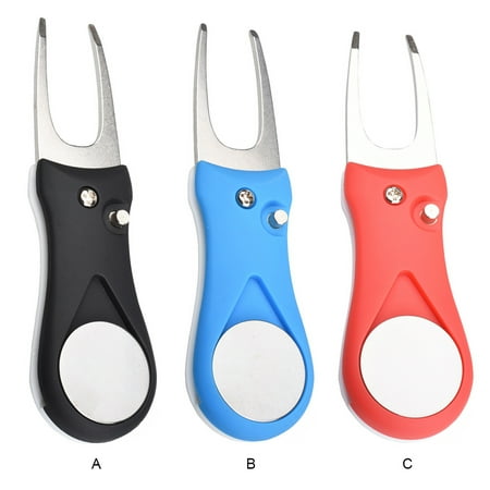 Foldable Golf Pitch Groove Repair Fork Pitchfork Plastic Handle ...