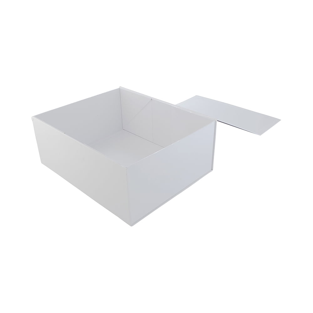 Rectangle White Paper Extra Large Tic Tac Box - Magnetic - 12" x 10" x ...