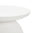 Aloe White Concrete Side Table - Walmart.com