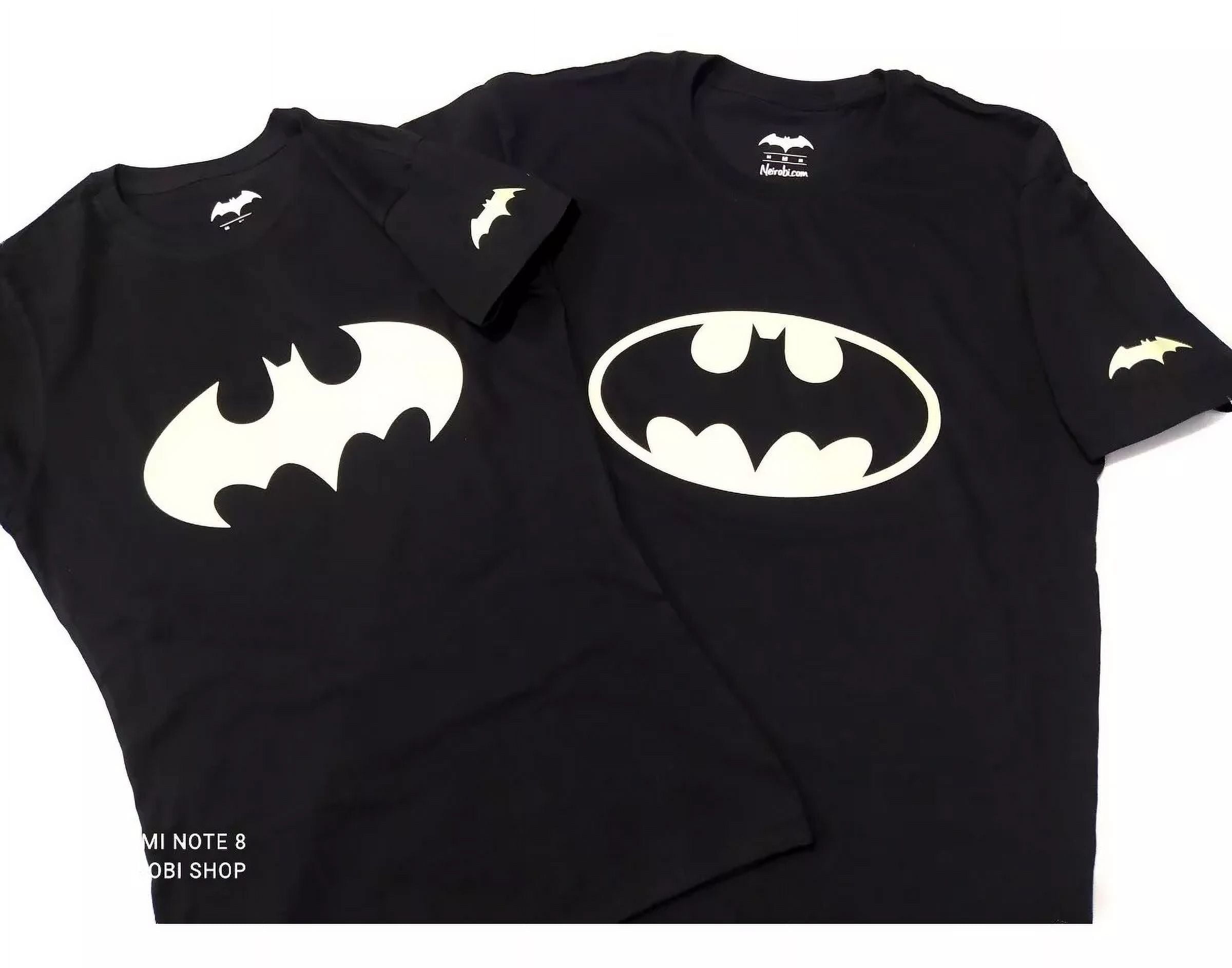 Duo Playeras Batman Brilla En La Oscuridad | Walmart en línea
