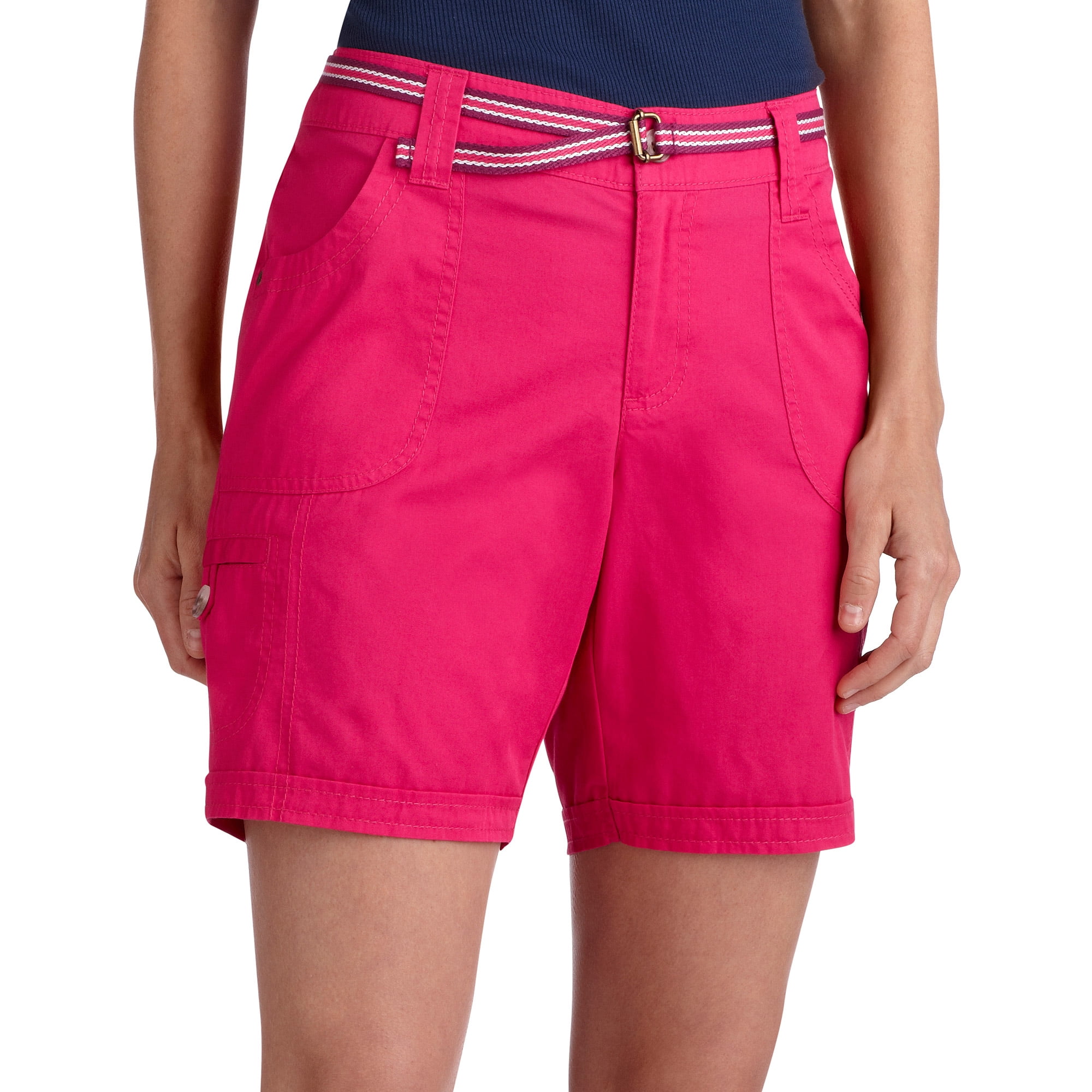 Women s Cotton Twill 7 5 Cargo Bermuda Shorts Walmart Women s Cotton Twill 7 5 Cargo Bermuda Shorts Walmart