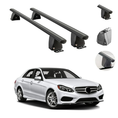 Fits MB E-Class W212 Sedan 2010-2016 Fixed Point Roof Rack Crossbar ...