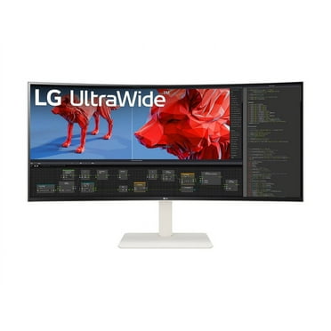 "LG 49"" UltraWide Dual QHD IPS Curved LED Monitor, 32:9, HDR 10, 5120 ...