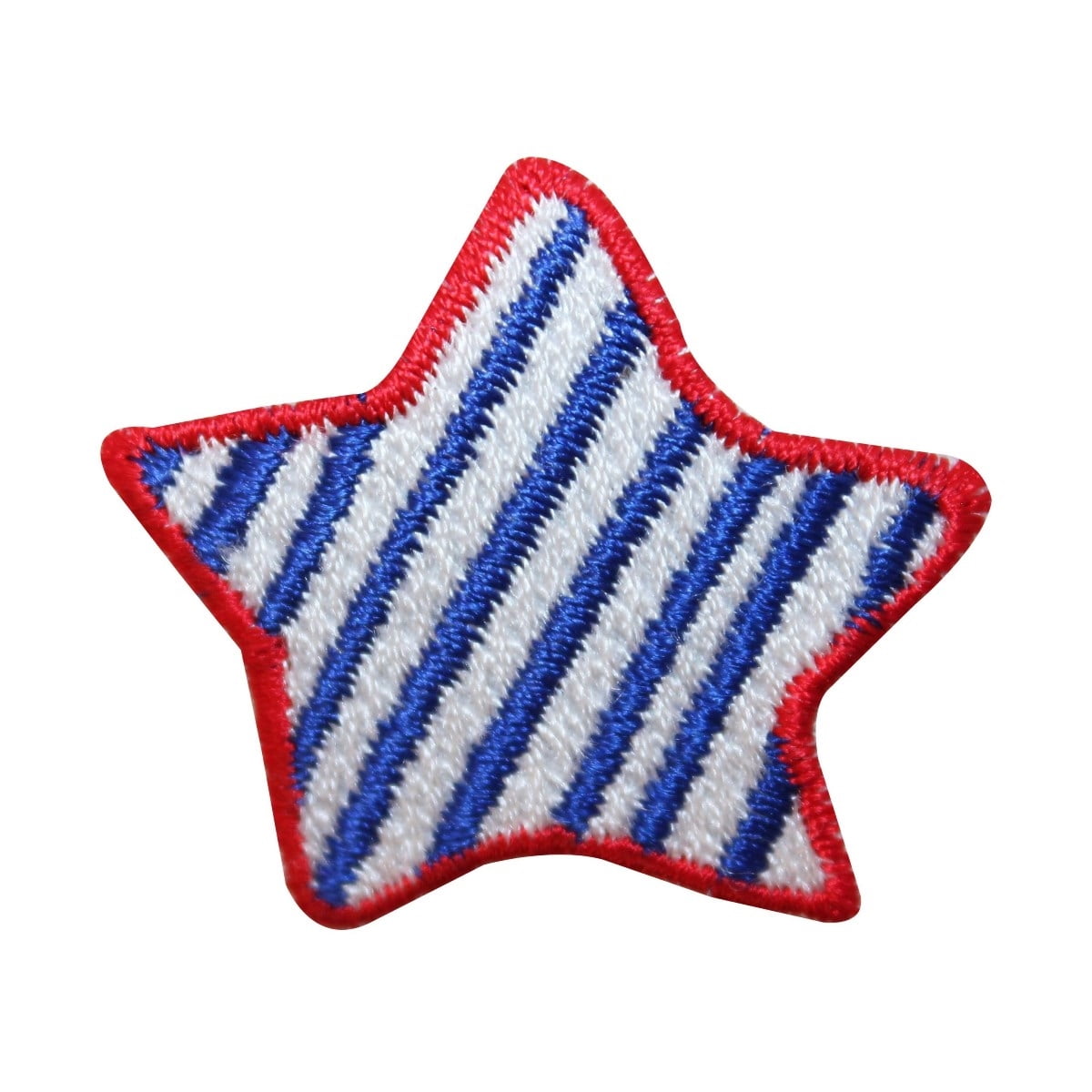 ID 1063B American Star With Stripes Patch Patriotic Embroidered Iron On ...