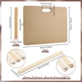 1Pc Rectangle MDF Wood Boards Ceramic Clay Drying Board Ceramic Making ...