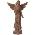 "Kensington Hill Tudor Angel Statue, Yard Flower Bed Decor, Resin ...
