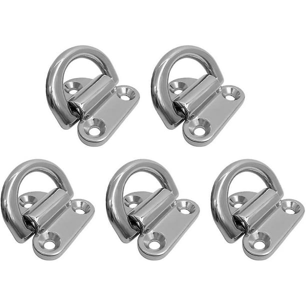 5 Pieces 6mm Folding Eye Pad/lashing D Ring Tie Down Anchor Point ...
